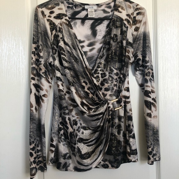 Cache | Tops | Cache Womens Stretch Layered Top | Poshmark